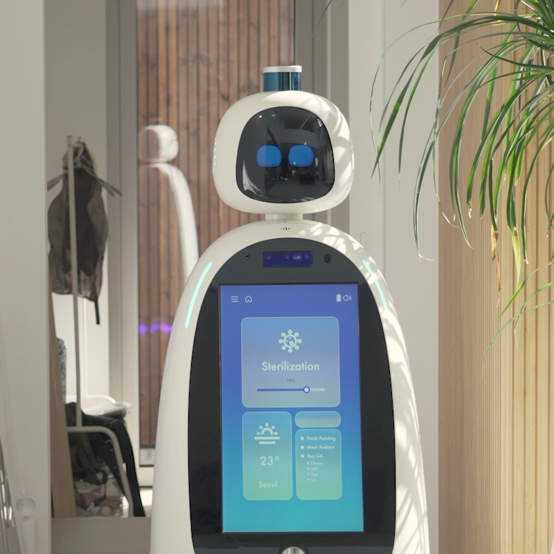 도구공간 순찰로봇 ‘이로이’, CES 2024 전시 - Kollo