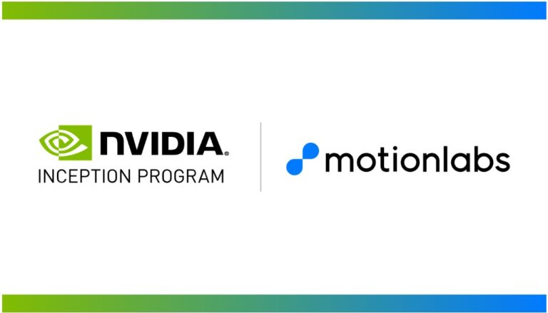 MotionLabs Selected for NVIDIA Inception - 벤처스퀘어